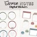 Goodnotes Sermon Church Notes Stickers | Digital Bible Stickers ...