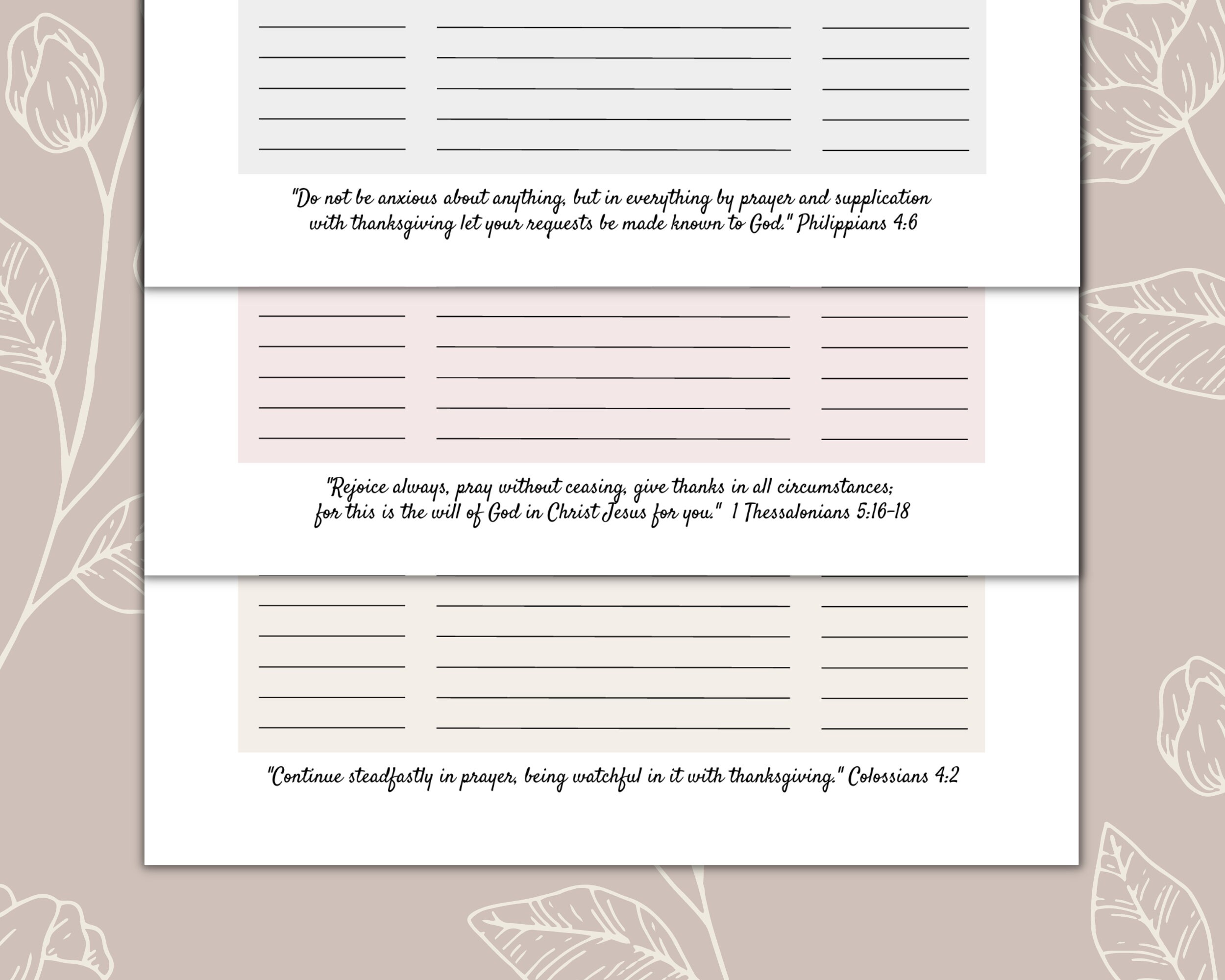Prayer List Digital Printable | Goodnotes Prayer List | Goodnotes ...