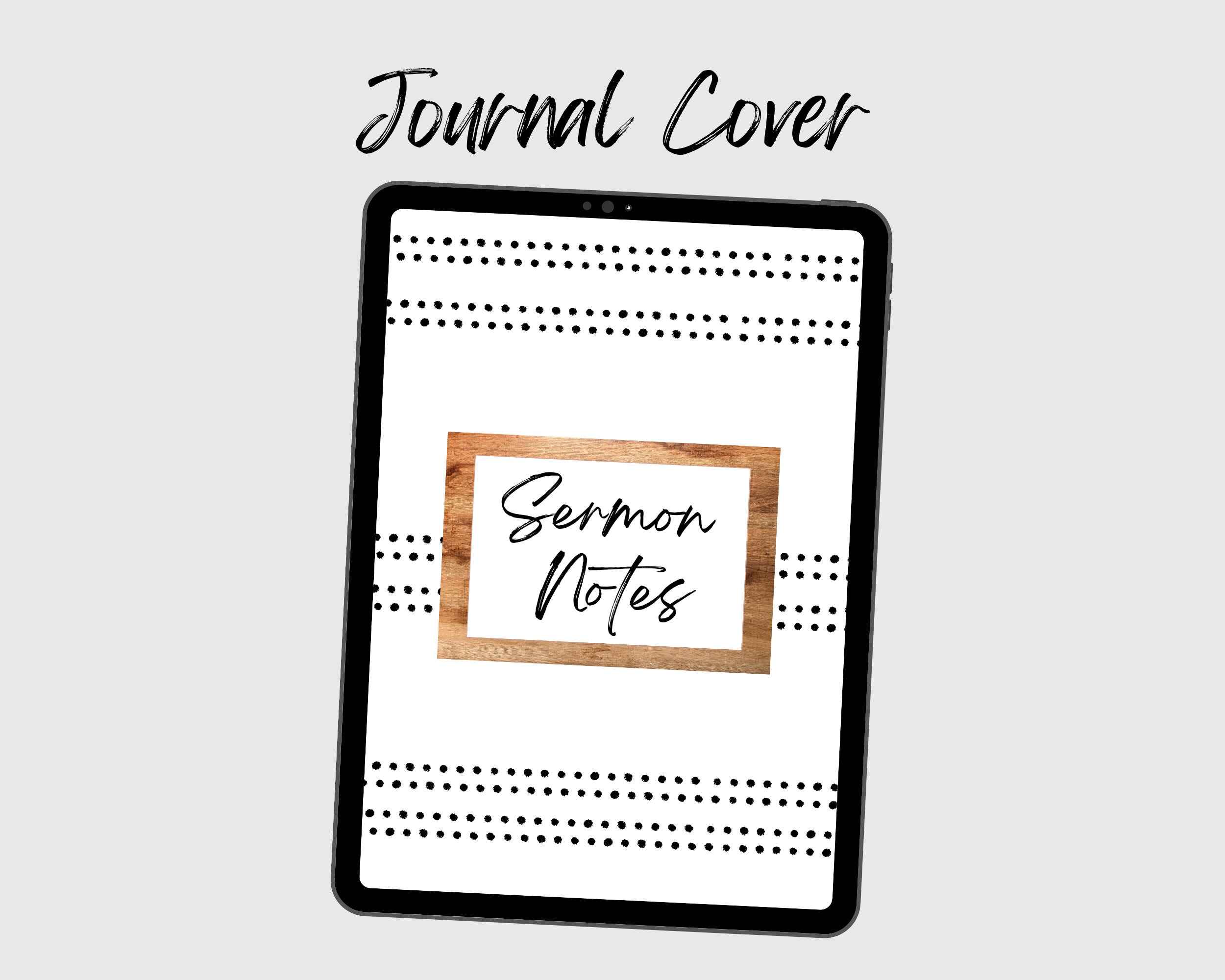 Goodnotes Sermon Church Notes | Digital Download | Bible Study Notes ...