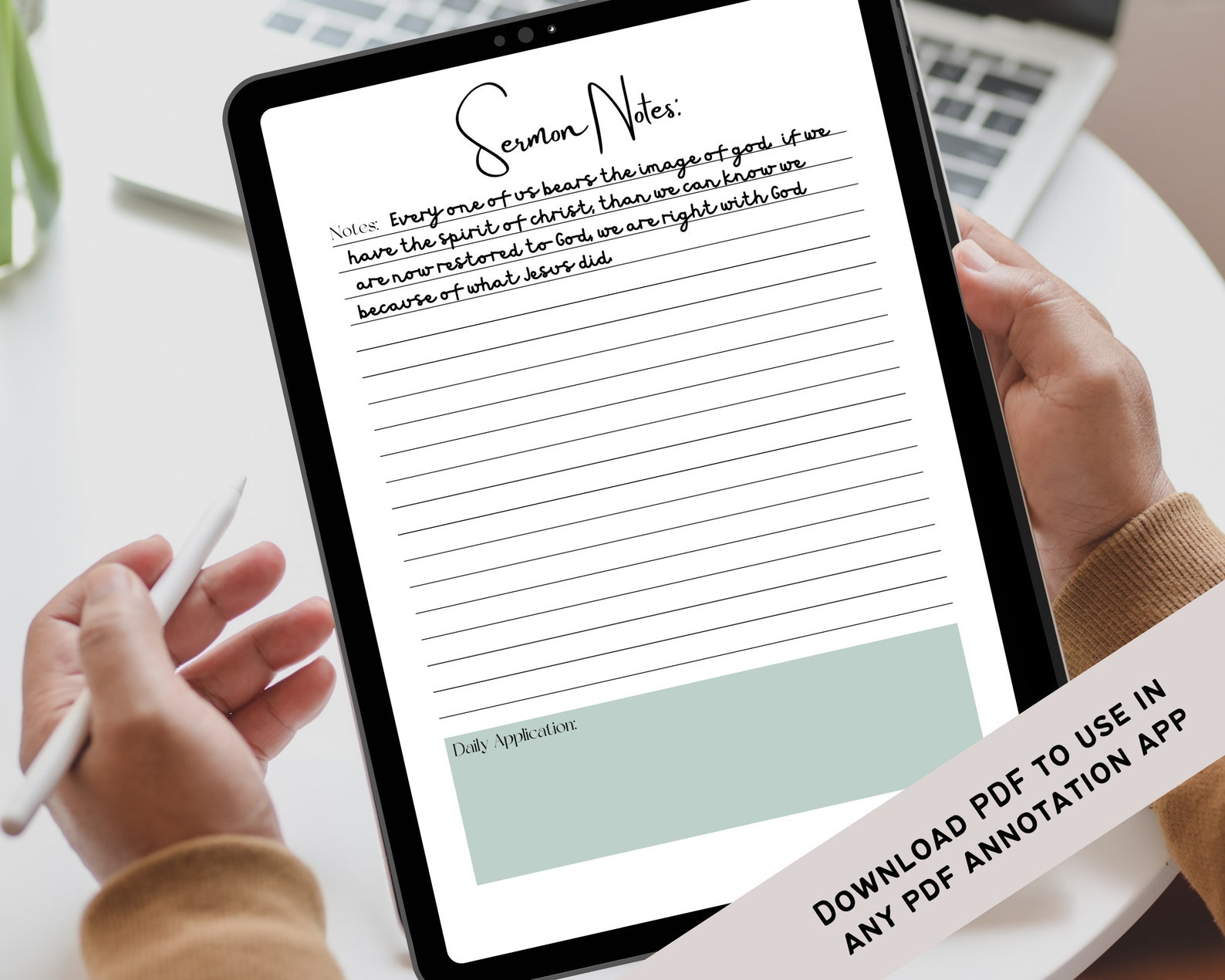 Sermon Church Notes Printable, Digital Download, Bible Study Notes ...