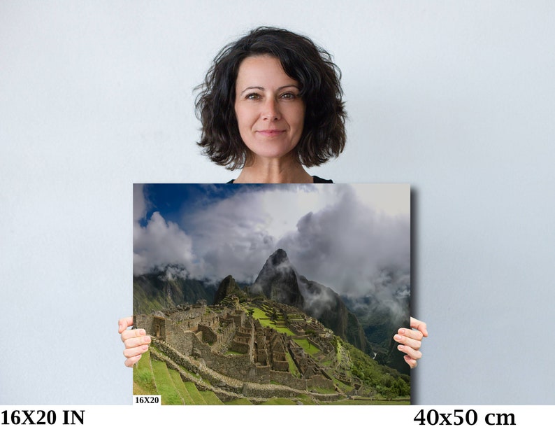 Machu Picchu-lost City of Incas-panorama Canvas Print-stunning-peru ...