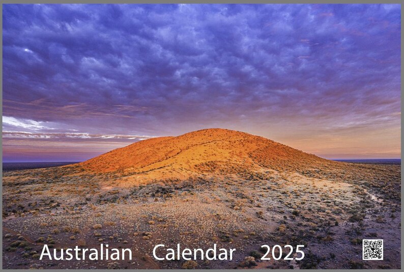 2025 Australian Calendar: Stunning Aerial Photography of Outback ...
