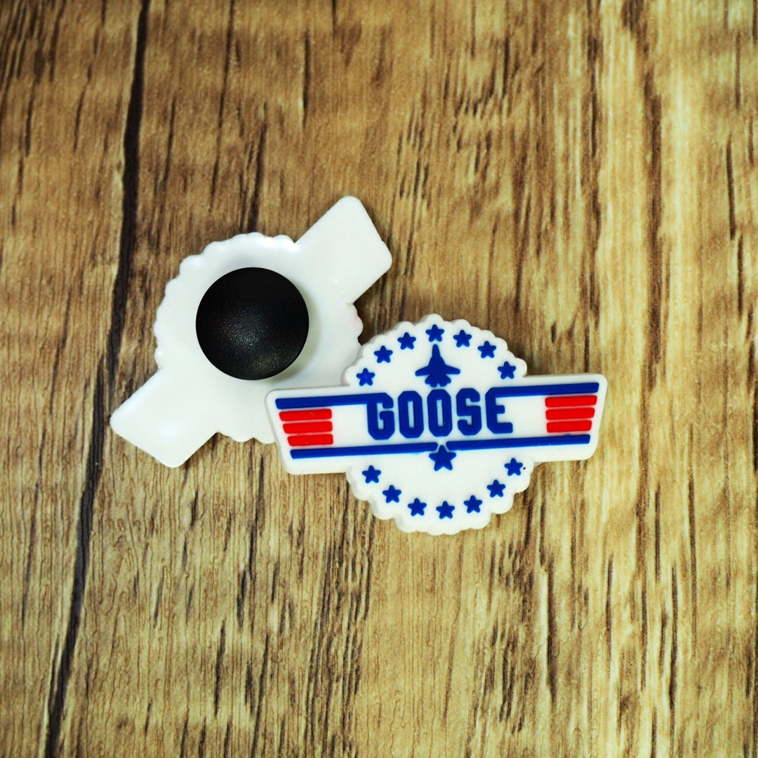 Top Gun Goose Croc Charm, Pin and Sticker - Etsy