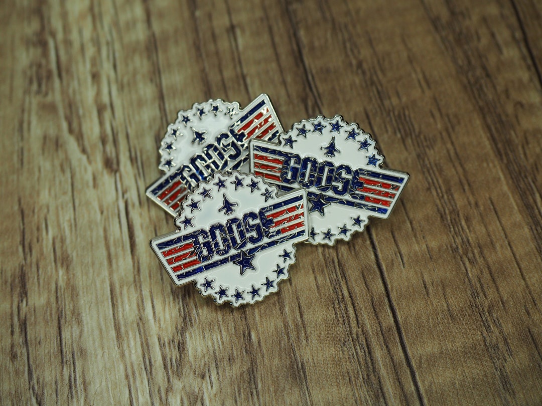 Top Gun Goose Pin Croc Charm and Sticker - Etsy