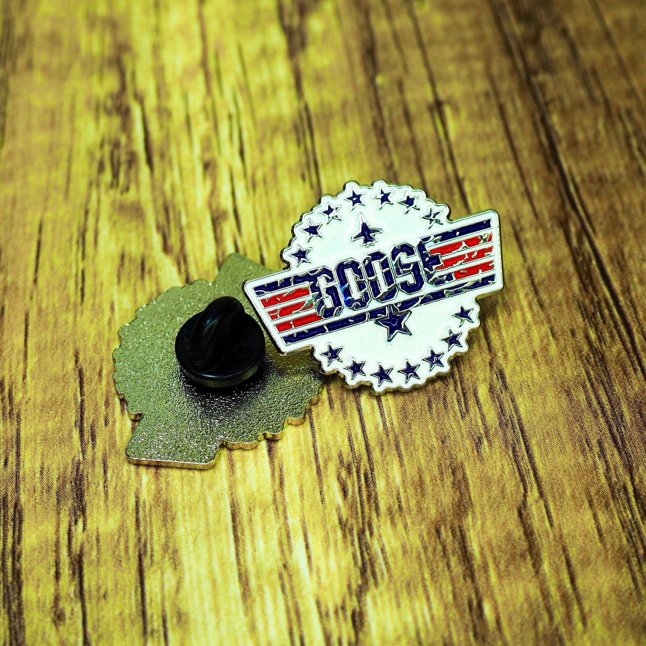Top Gun Goose Pin, Croc Charm and Sticker - Etsy
