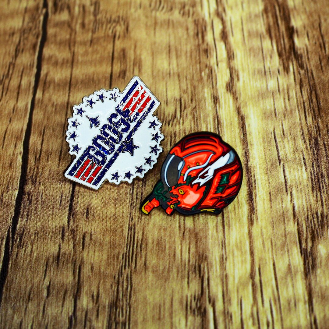 Top Gun Goose Pin, Croc Charm and Sticker - Etsy