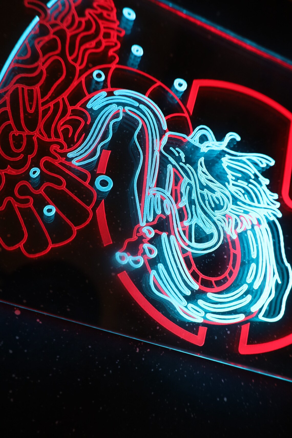 Ramen Dragon Neon Ramen Neon Sign Dual RGB Color Sign - Etsy