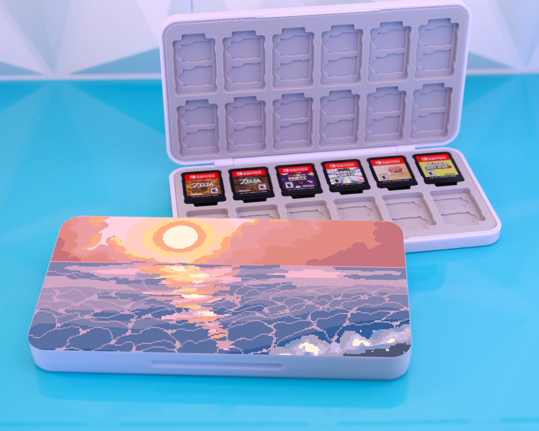 Nintendo Switch Custom Cartridge Case | 24 Slot Cartridge Holder | Game ...