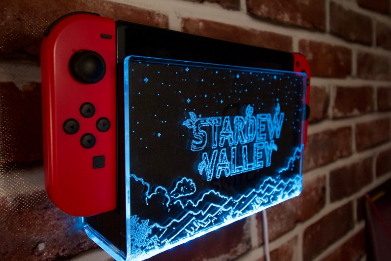 Custom Nintendo Switch Dock Panel Panel And Wall Mount Etsy