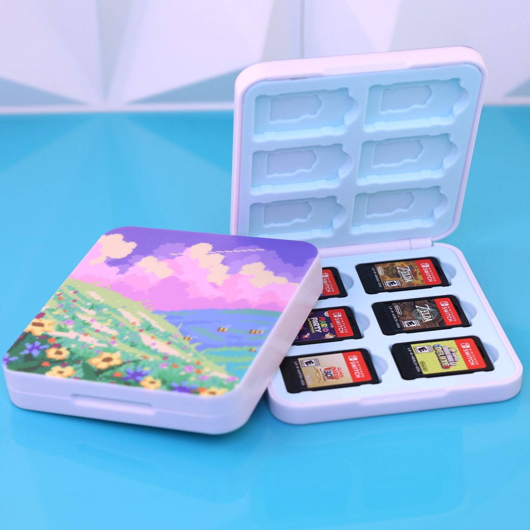 Nintendo Switch Custom Cartridge Case 12 Slot Cartridge Holder Game Case Spring Art by ...
