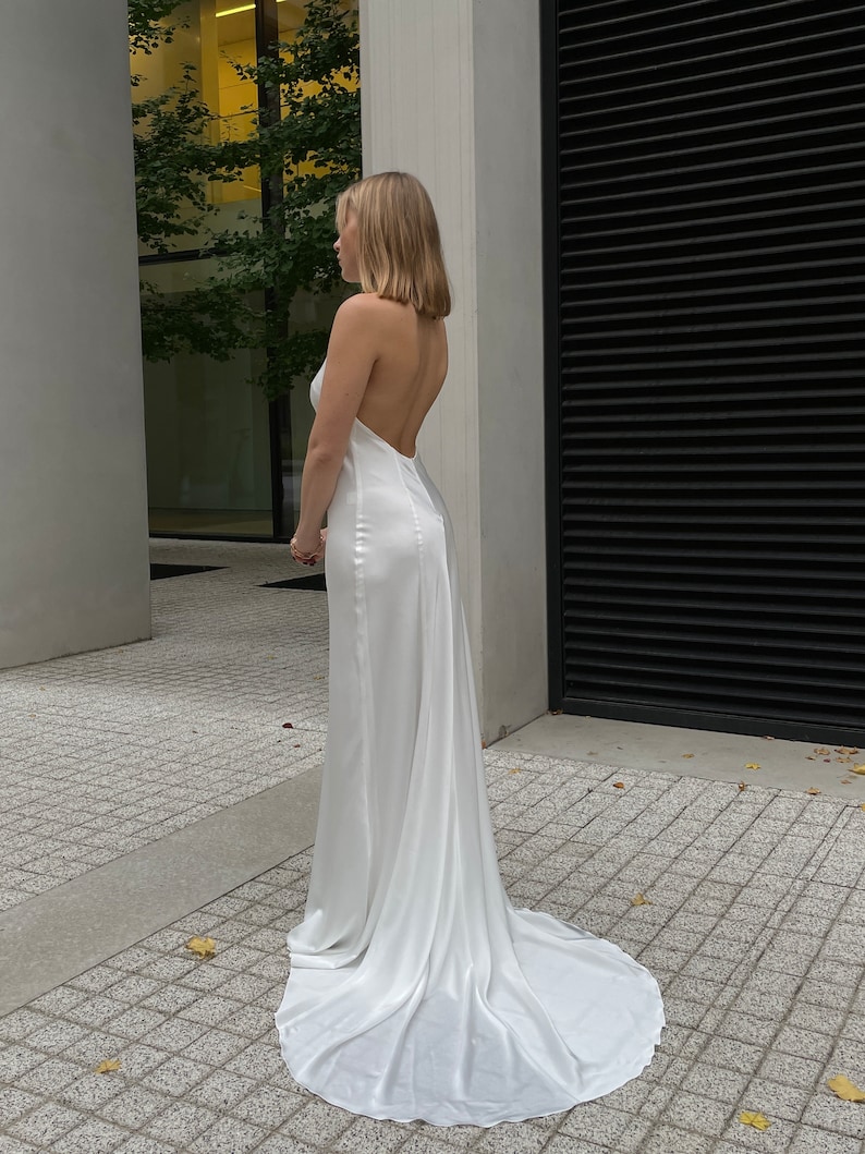Simple Wedding Dress Evening Gown Dress Dress for Reception Dress ...