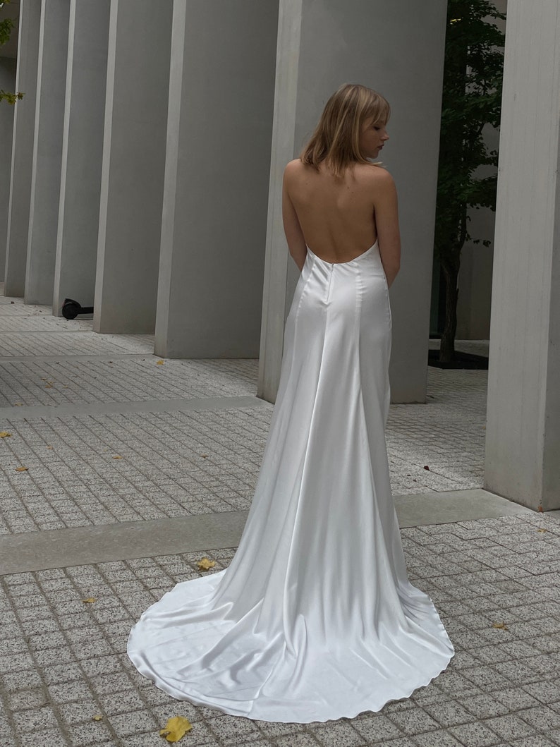 Simple Wedding Dress Evening Gown Dress Dress for Reception - Etsy
