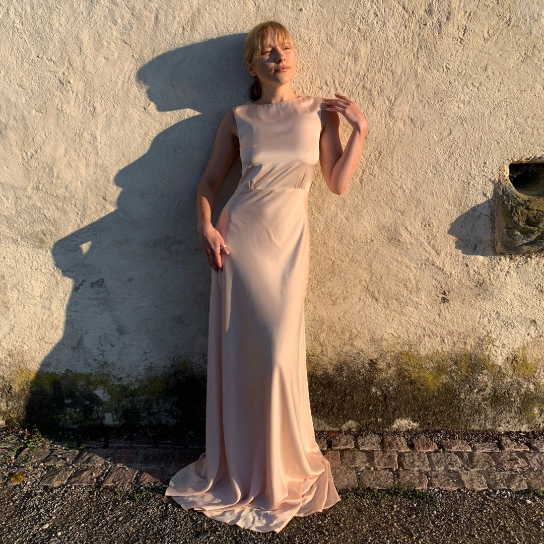 Simple Dress for Reception Elopment Dress Simple Wedding Dress Evening ...