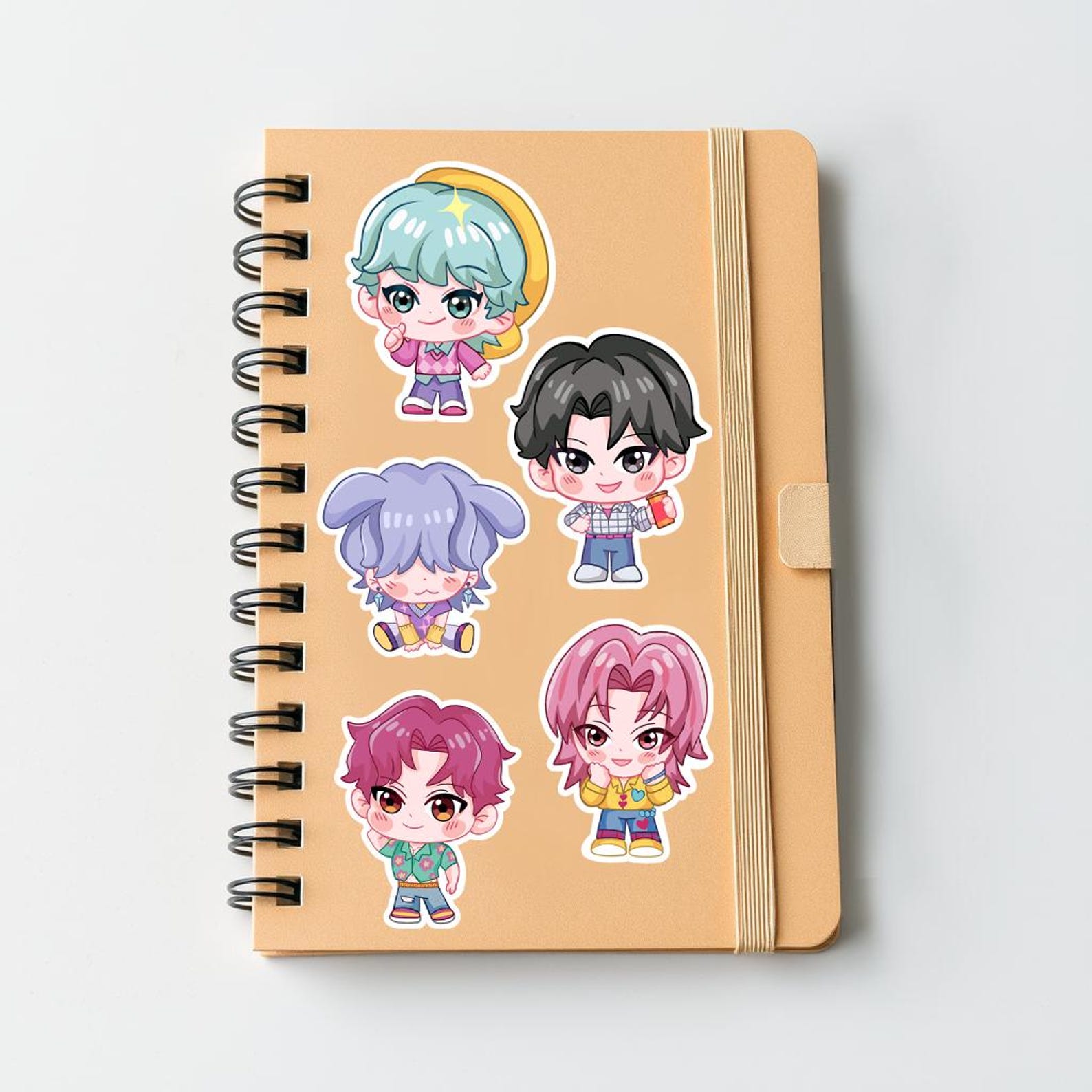 Anime Chibi Stickers: Digital Clipart Bundle (PNG, SVG, EPS Files) - Etsy