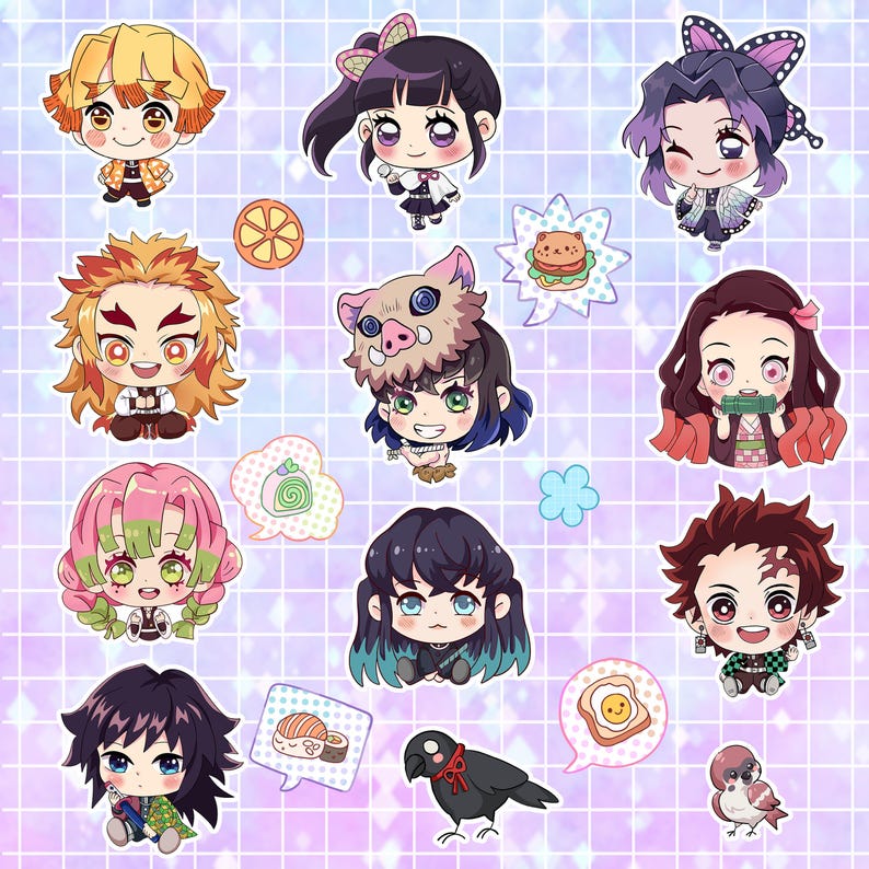 Anime Digital Stickers Pack, Anime Clipart Bundle, Anime Goodnotes ...