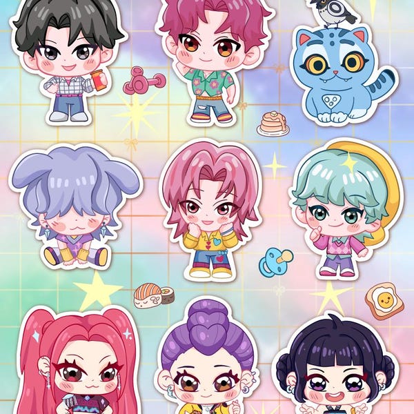 Chibi Stickers - Etsy