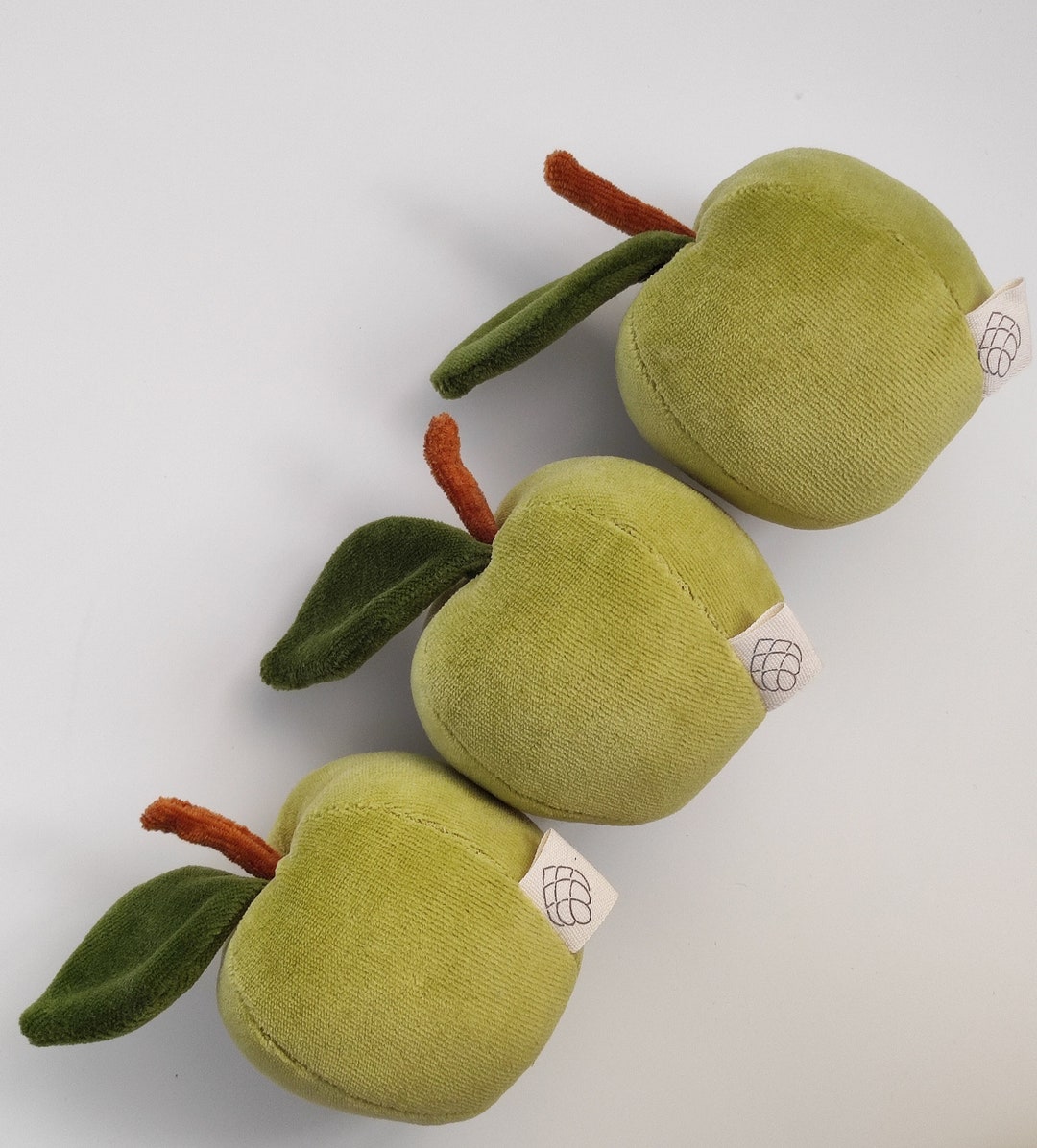 Apple Creative Toy | Fruit Toy | Organic Cotton Soft Toy | Fruit Rattle ...
