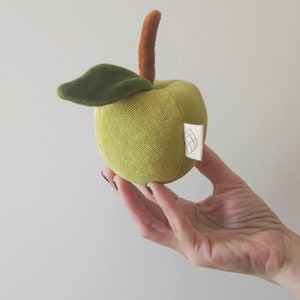 Apple Creative Toy | Fruit Toy | Organic Cotton Soft Toy | Fruit Rattle ...