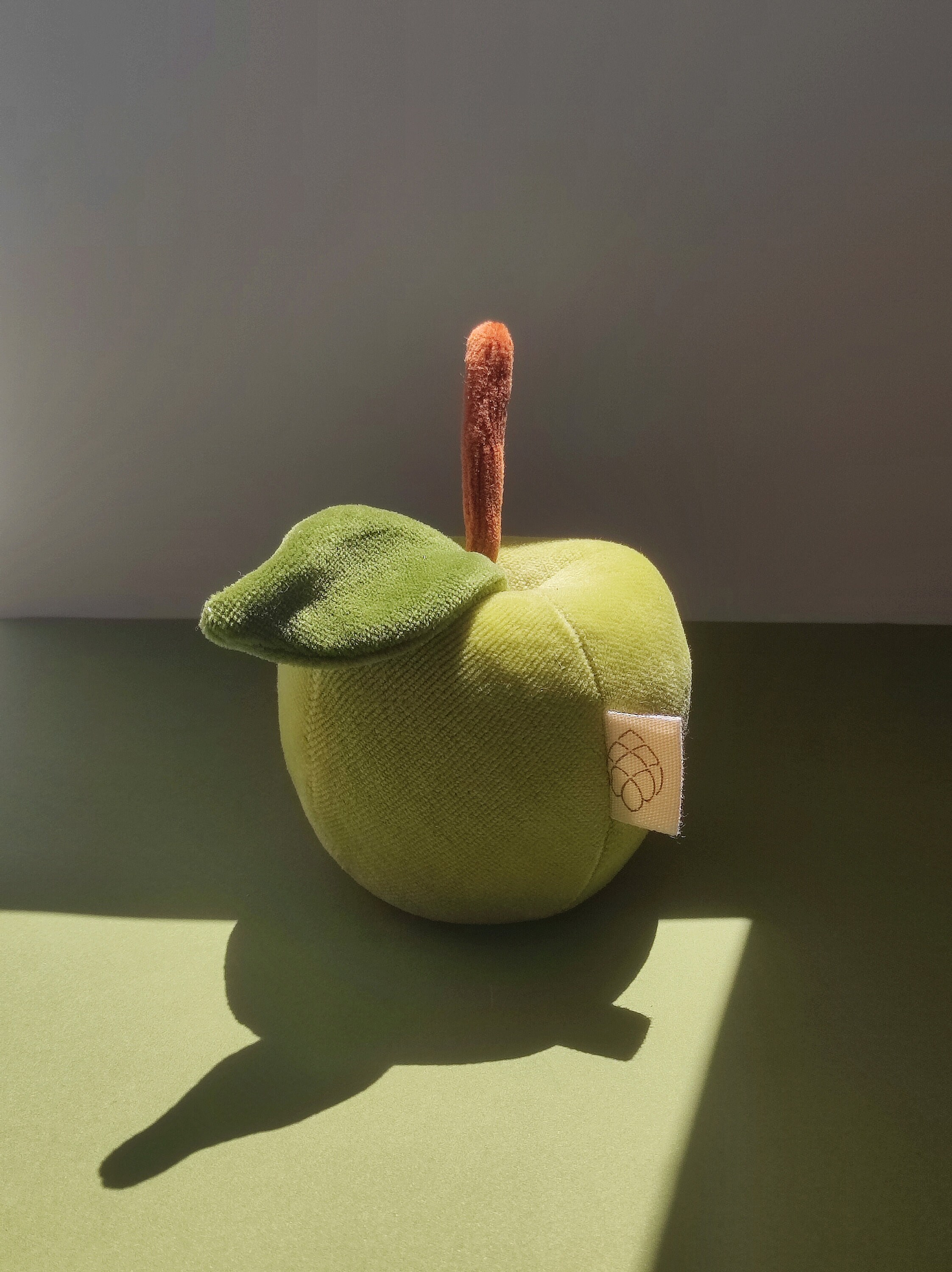 Apple Creative Toy Fruit Toy Organic Cotton Soft Toy Fruit Rattle ...