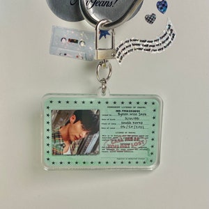 Byeon Woo Seok ID Card Keychain | Lovely Runner Fanmade Merch | Kdrama ...