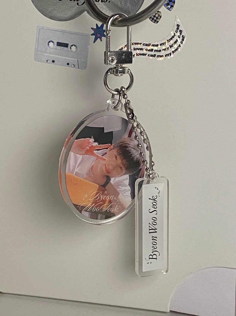 Byeon Woo Seok Keychain | Ryu Sunjae Fan Made Merch - Etsy