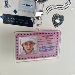 SEVENTEEN ID Card Keychain | Jeonghan Mingyu SVT Seventeen Fanmade ...