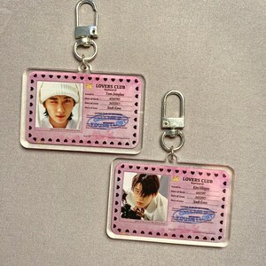 SEVENTEEN ID Card Keychain | Jeonghan Mingyu SVT Seventeen Fanmade ...