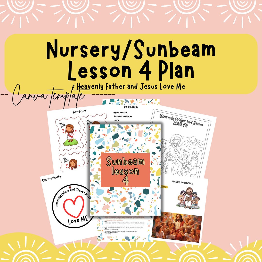 LDS Primary Activity: Come Follow Me Sunbeam Lesson 4 Heavenly Father ...