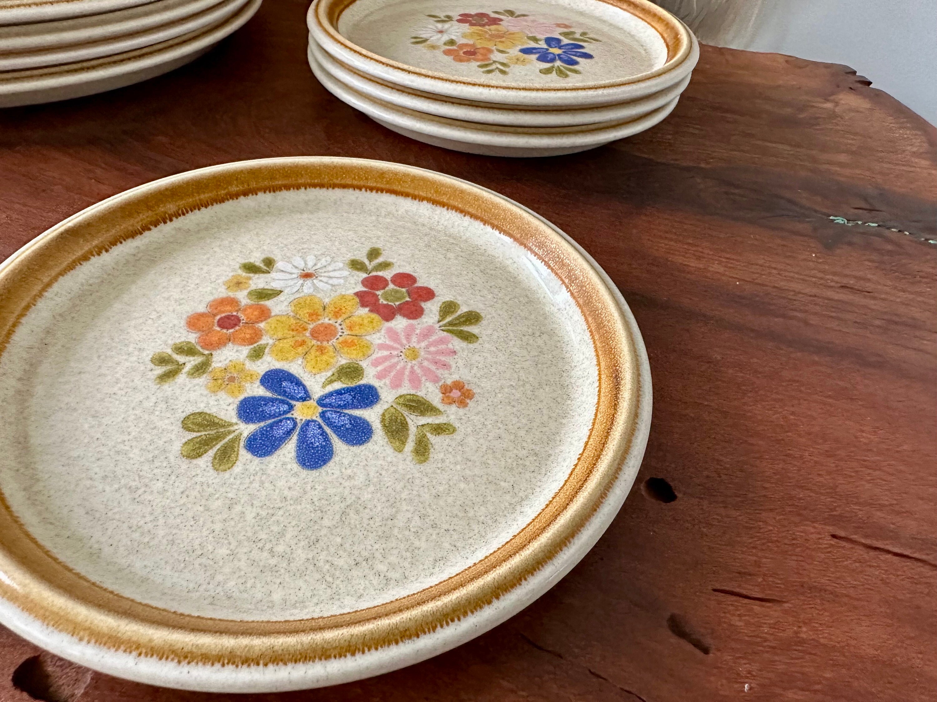 Vintage Mikasa Stone Manor Floribunda Dinner Plate Japan 1970s 1980s ...