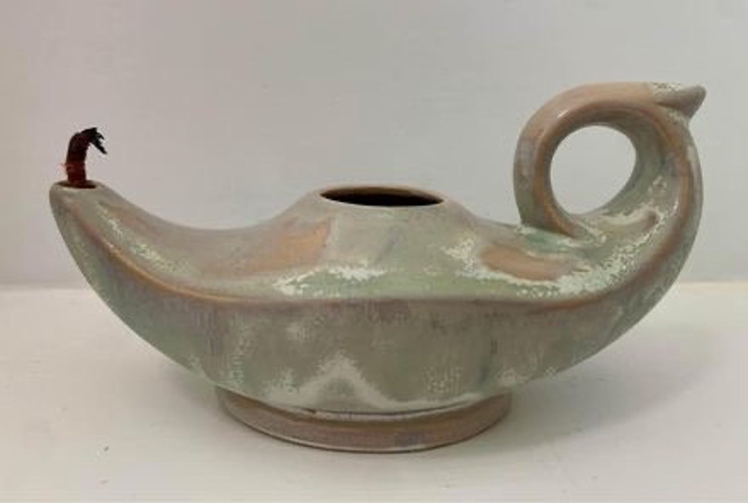 Vintage Stangl Pottery Alladin Lamp - Etsy