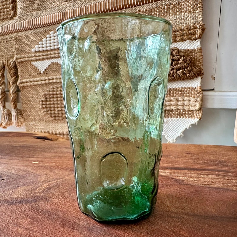 Thumbprint Glass - Etsy