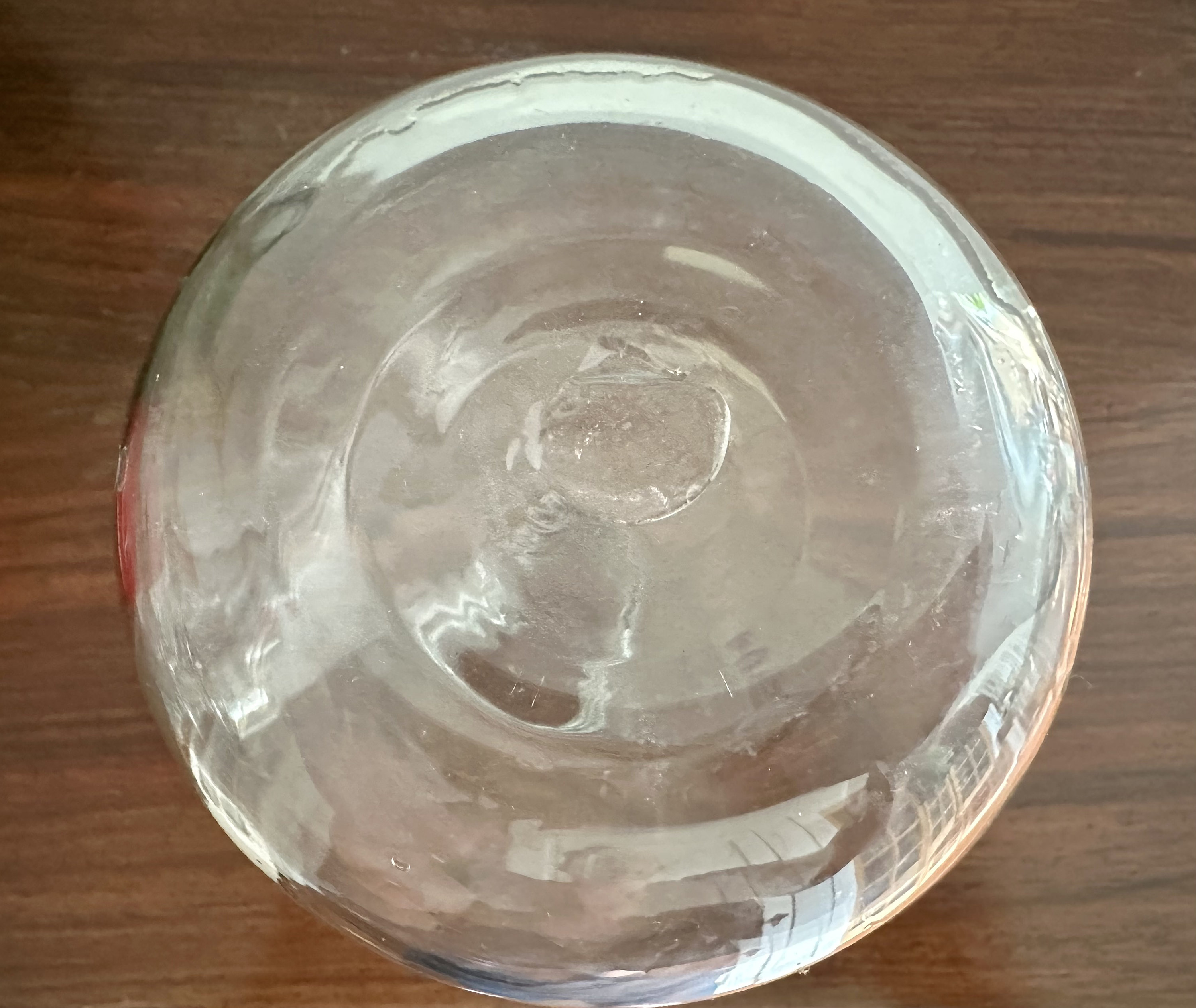 MCM Blenko Clear Glass 6424 Candle Vase With Silver Foil Label - Etsy