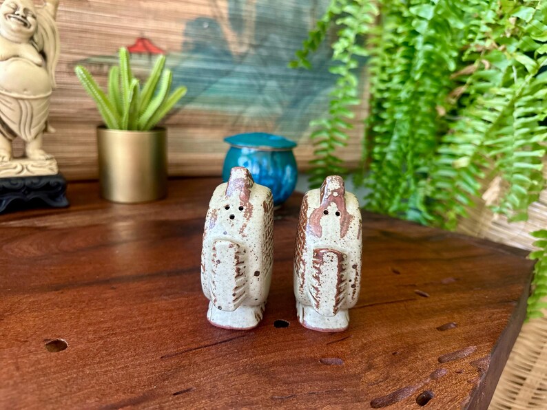 MCM | Vintage | Speckled Stoneware | Ceramic | Hankyu | Salt & Pepper ...