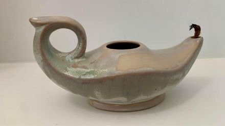 Vintage Stangl Pottery Alladin Lamp - Etsy