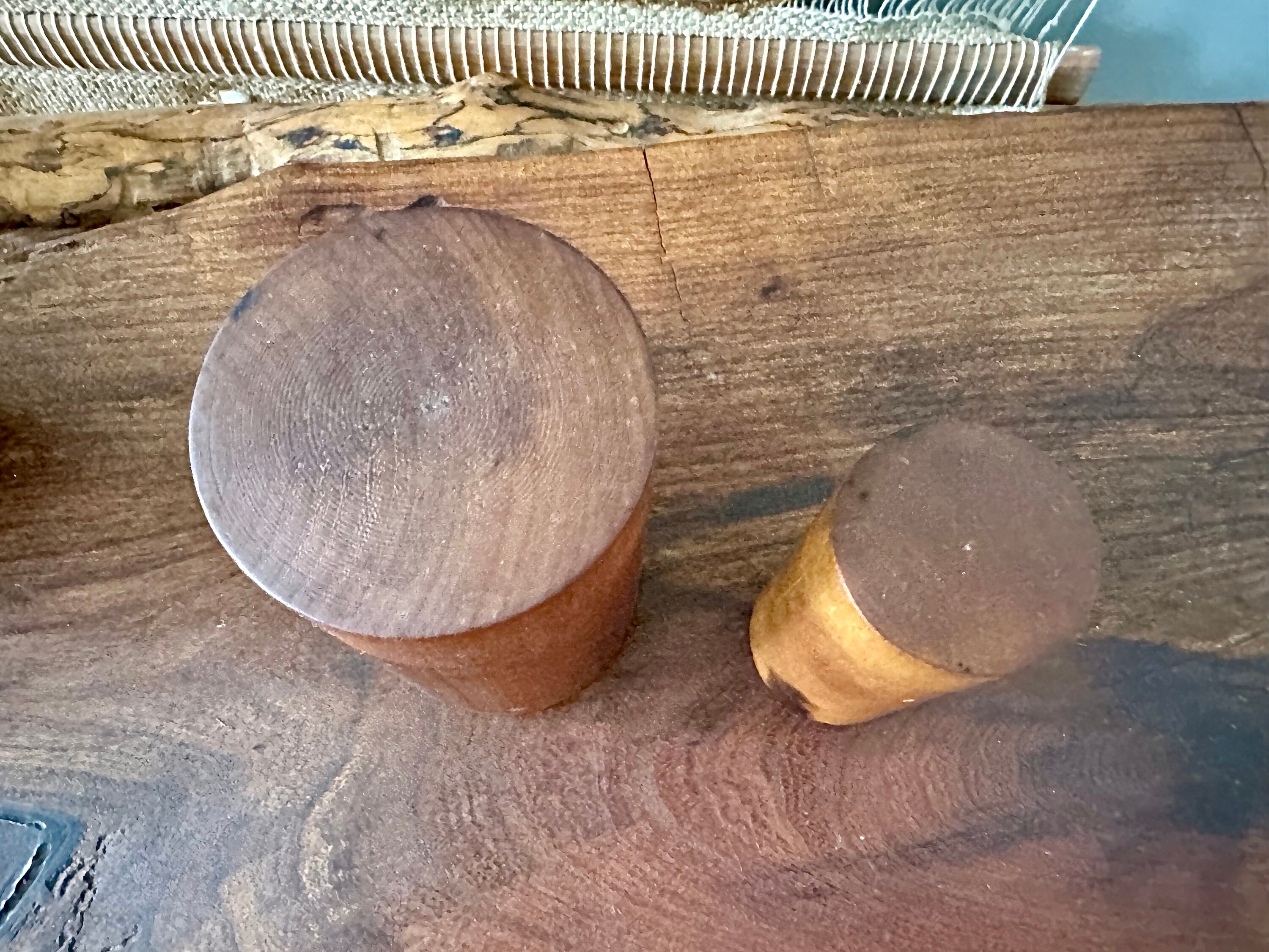 Antique Treenware Treen Turned Wood Containers Cylinders Storage ...