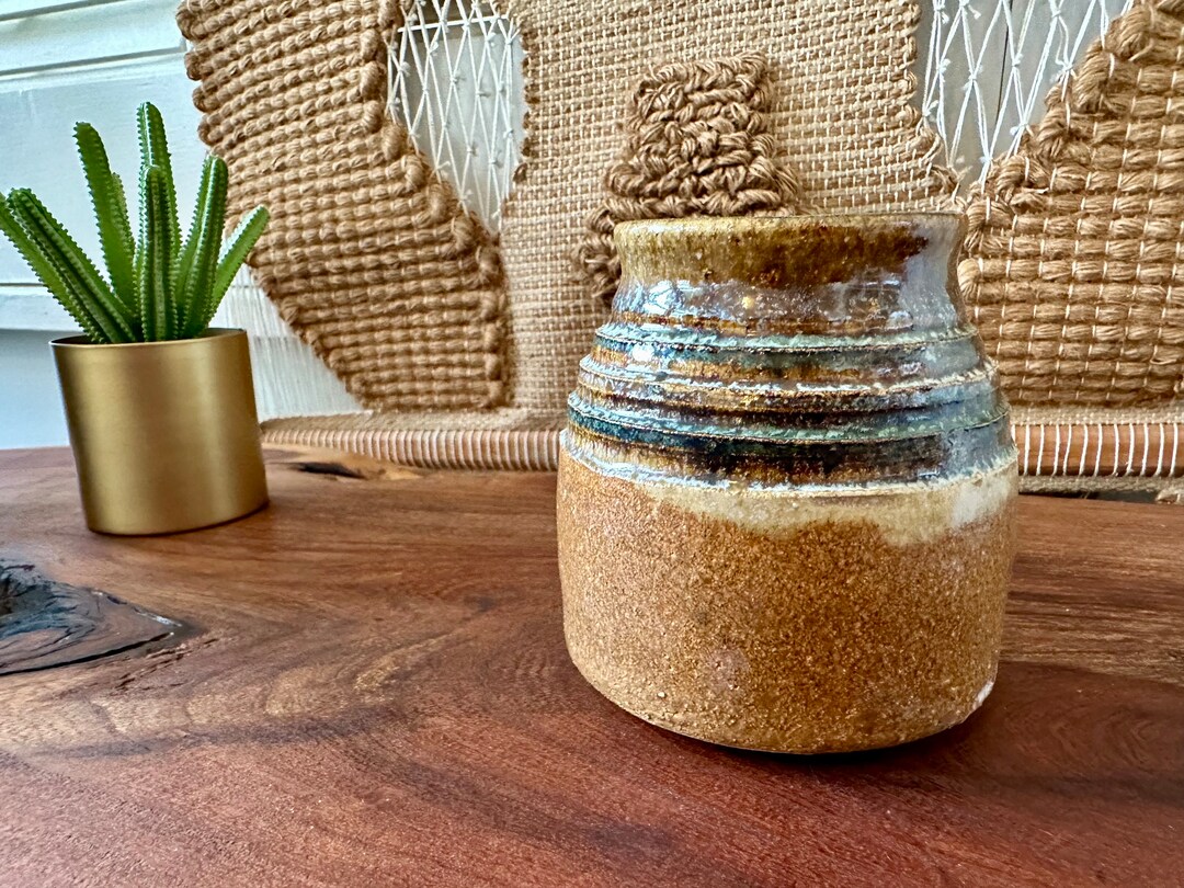 Beautiful | Handmade | Pottery | Jar | Vase | Vessel | Earthtones - Etsy