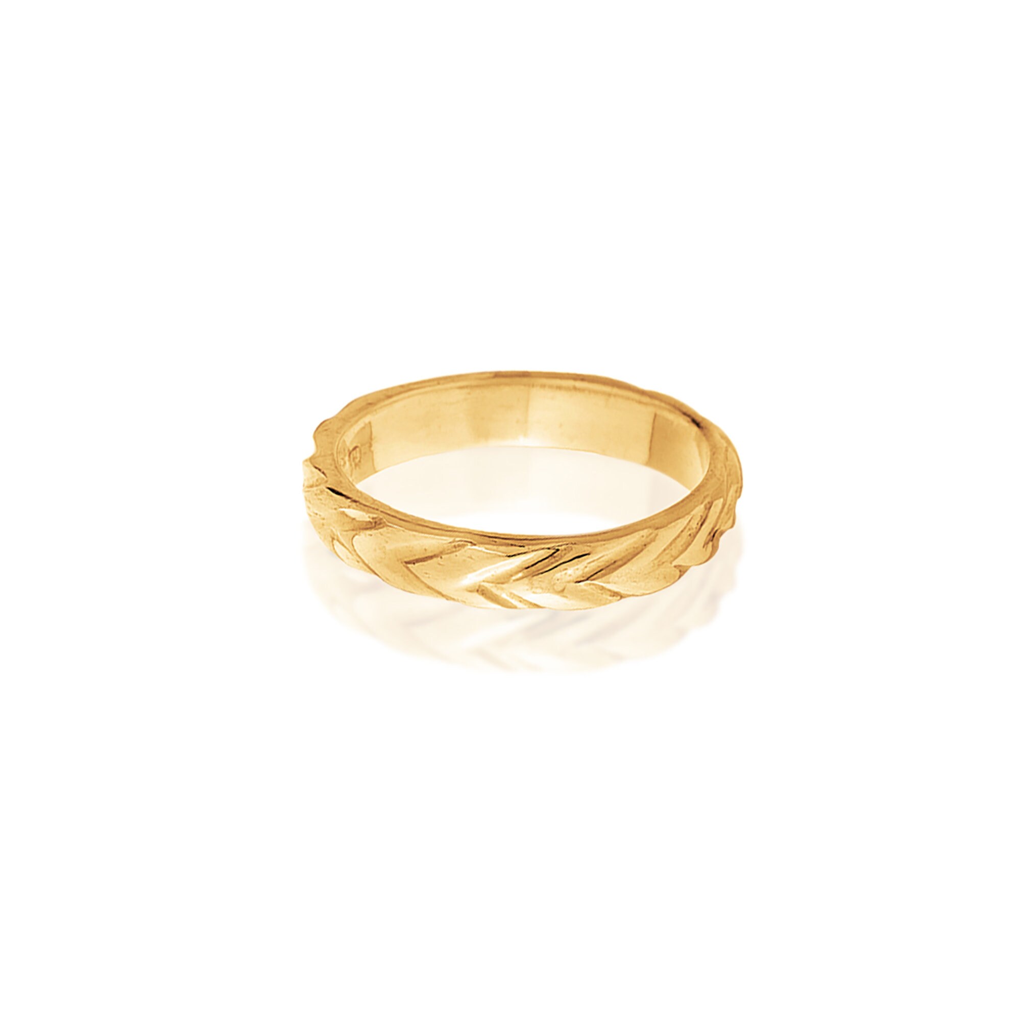24k Gold Stackable Ring, Symbolic Ring for Women, Arrow Design Ring ...