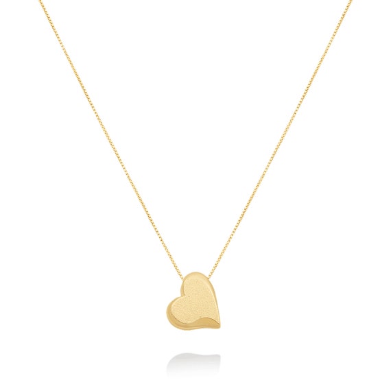 24k gold heart pendant store