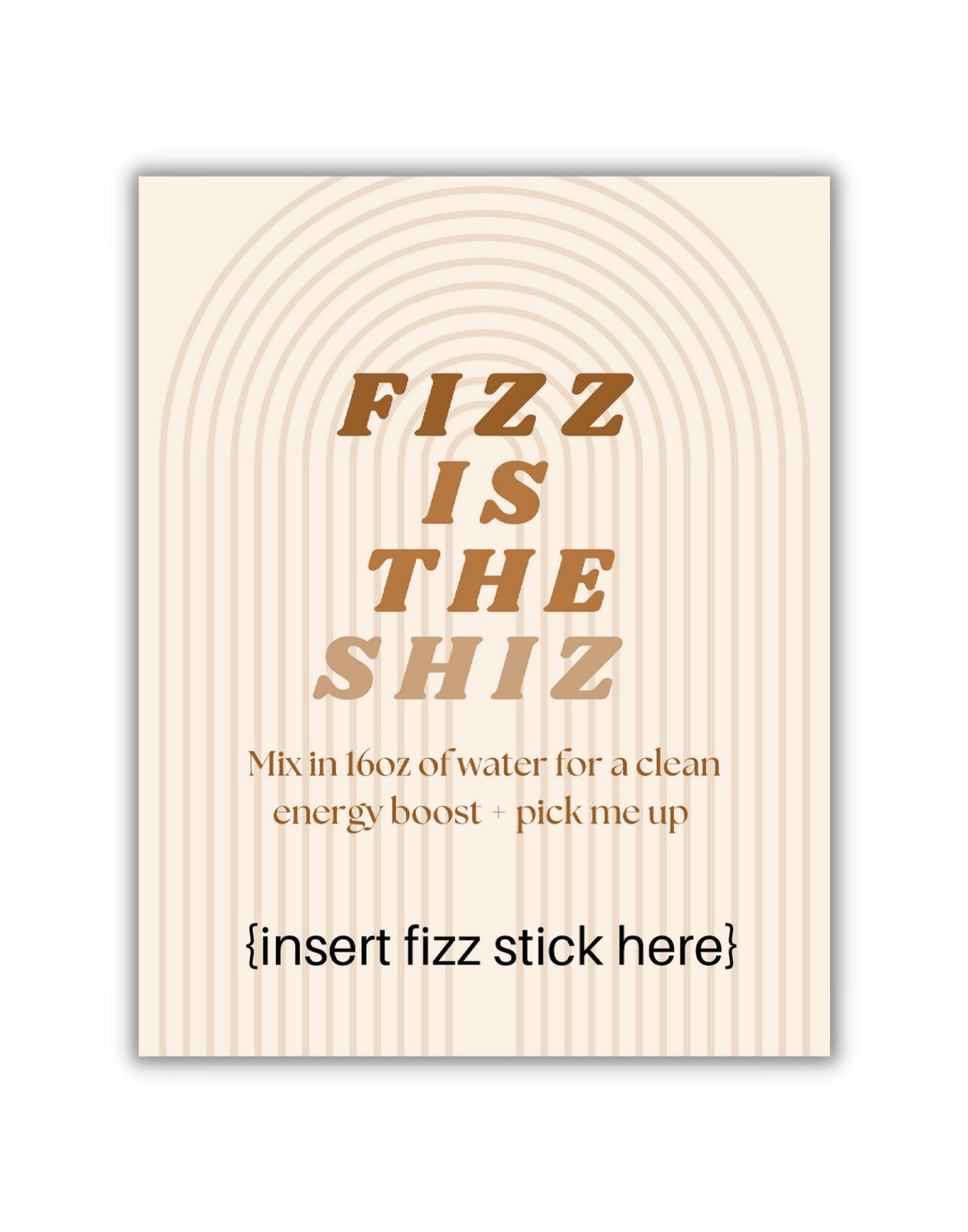Fizz is the Shiz Sample Card - Digital Download - Etsy