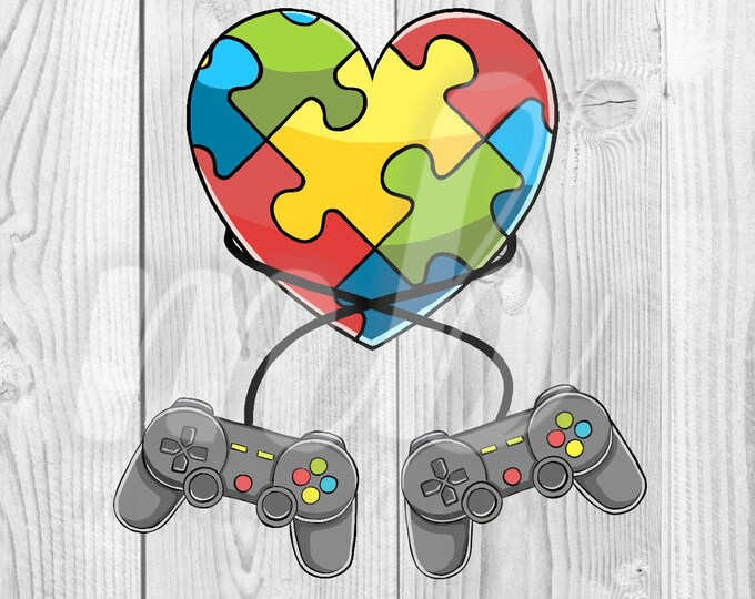 Autism Controller SVG PNG - Etsy