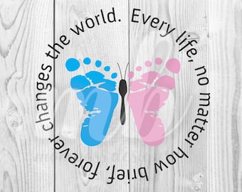 Infant Loss Awareness Decal 7 Digital Download File - Svg,png,jpg - Etsy