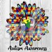 DIGITAL - PNG - Autism Awareness Flower - Etsy