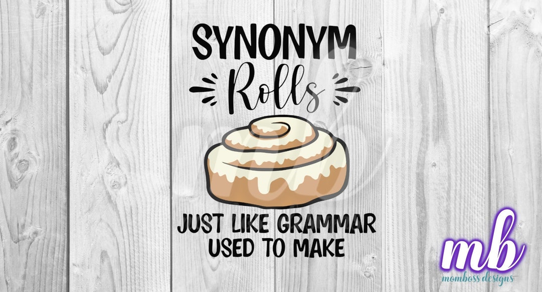 Synonym Rolls - Digital - PNG - SVG - Etsy