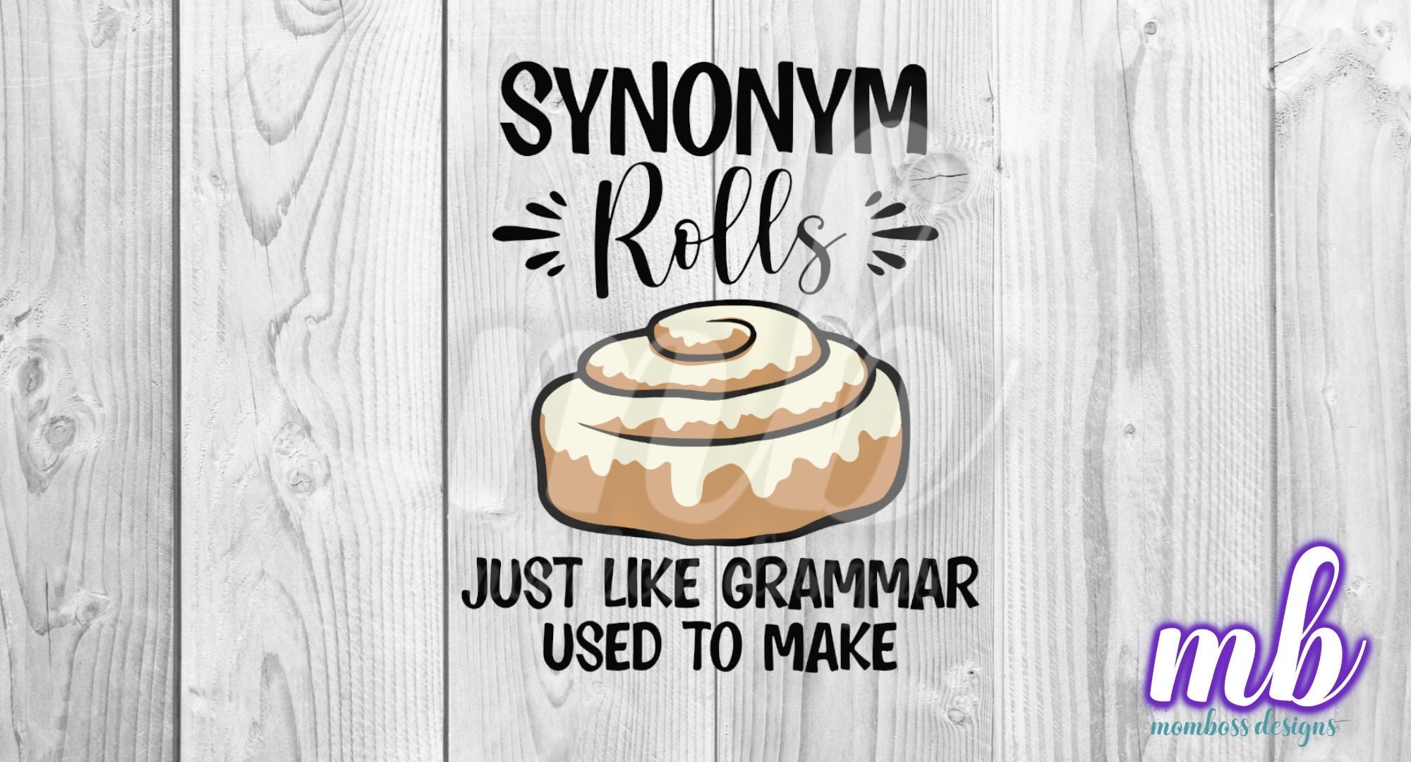 Synonym Rolls Digital PNG SVG - Etsy