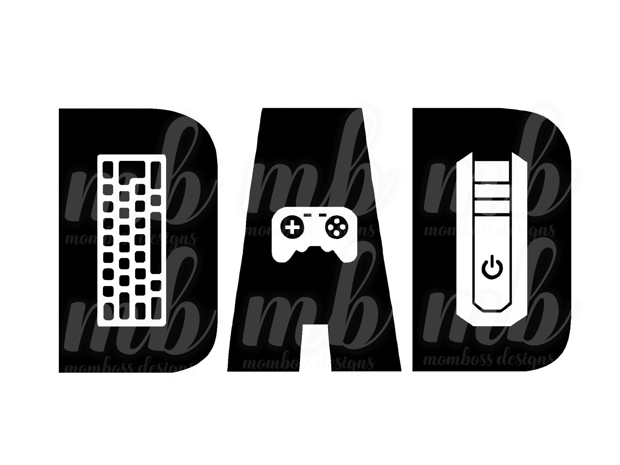 Gamer DAD SVG PNG - Etsy