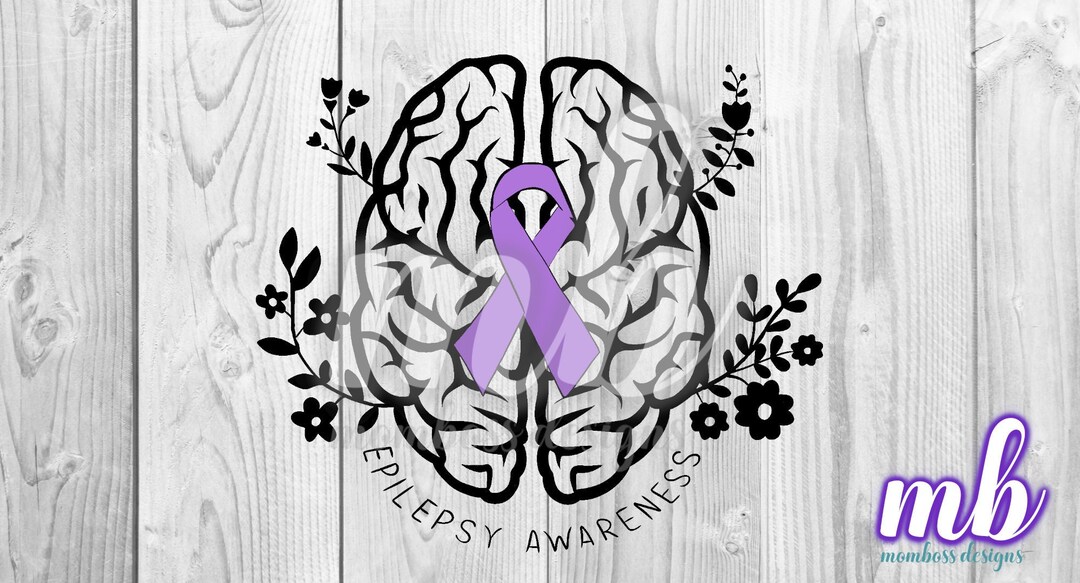 Epilepsy Brain Flower - SVG - PNG - Etsy