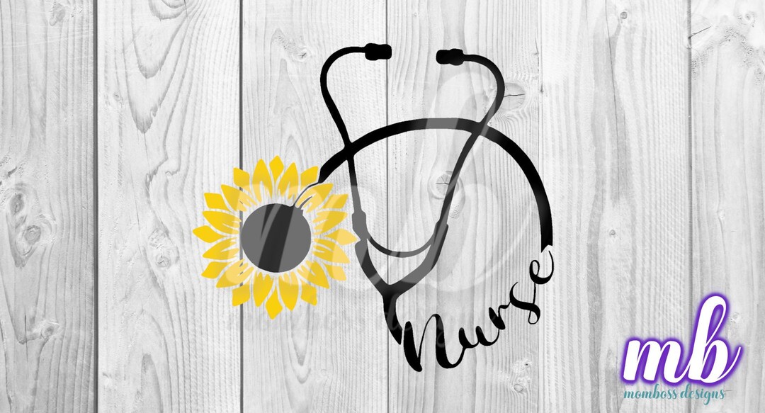 Sunflower Nurse - Digital - PNG - SVG - Etsy