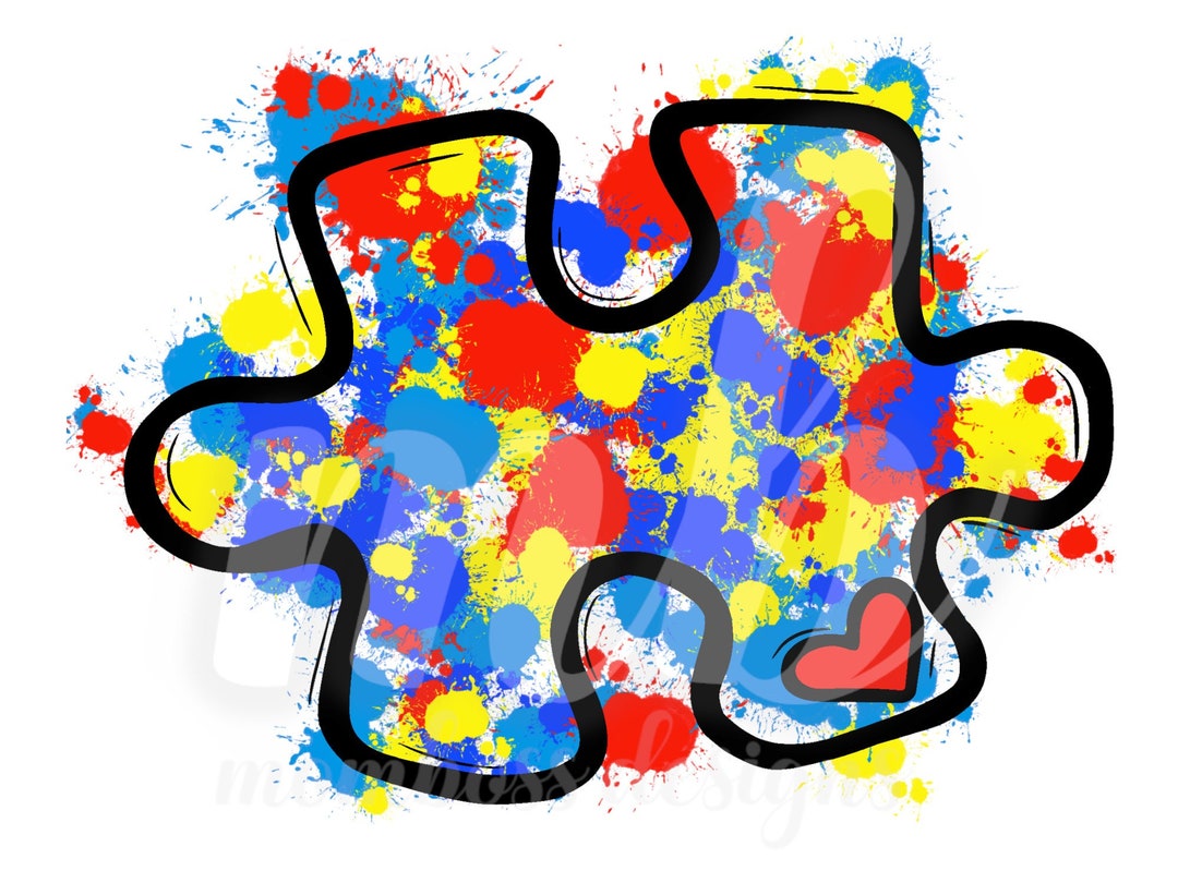 Puzzle Splat PNG DIGITAL - Etsy