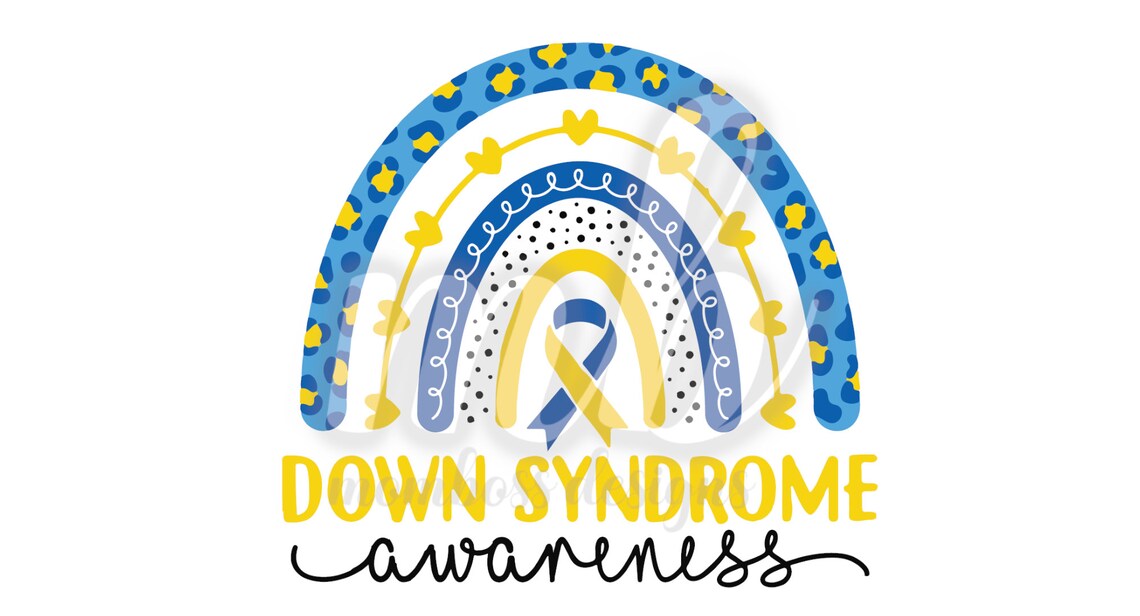 Down Syndrome Rainbow PNG SVG - Etsy