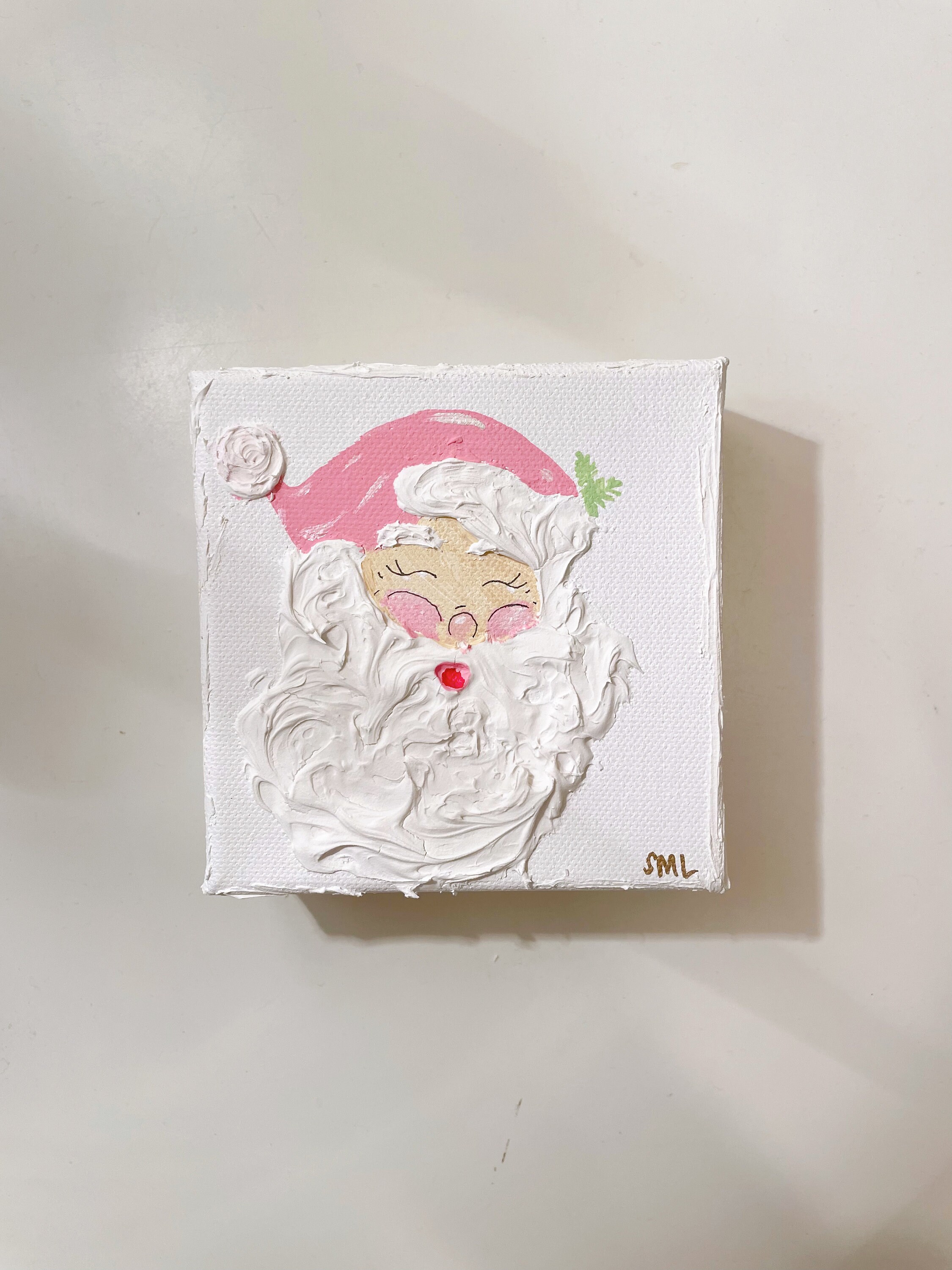 Santa Claus Canvas - Etsy